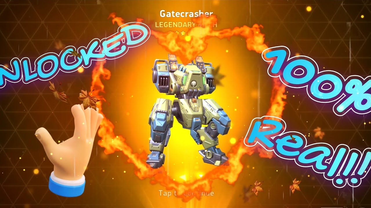 Mech Arena - Gatecrasher UNLOCKED!!100%Real!With Gameplay.|Mech arena ...