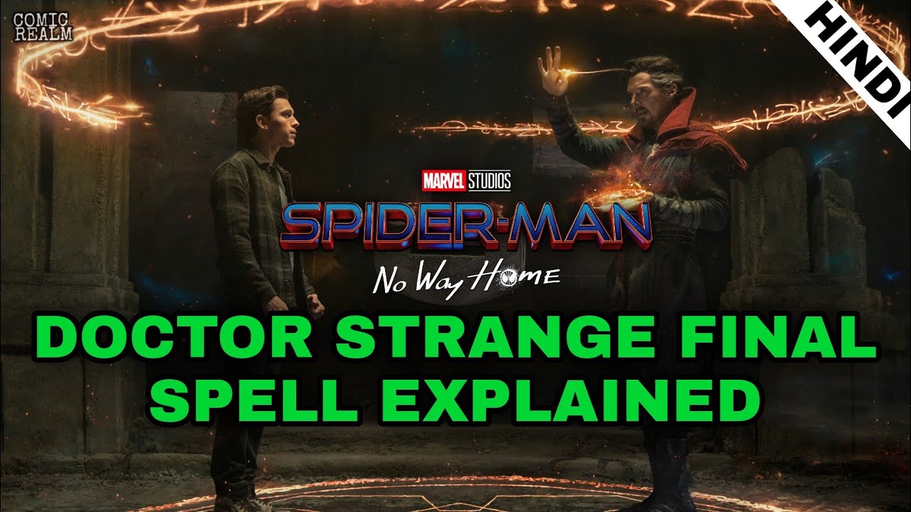 Dr. Strange's no way home spell explained in hindi (Rune of kof kol ...