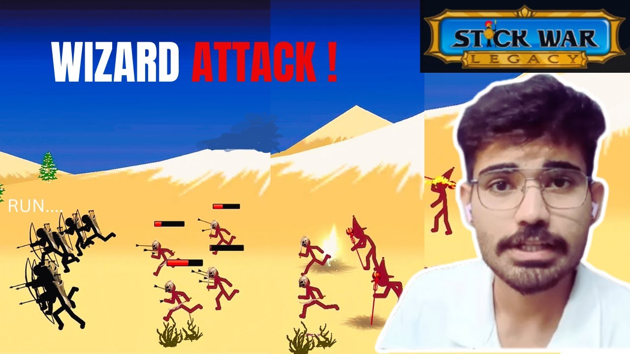 FIGHT with WIZARD!! Khatanak war [Stick War Legacy] GAMEPLAY EP-2 - YouTube