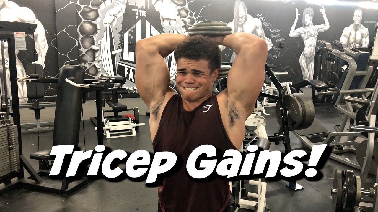 Working Out TRICEPS With IFBB Pro Uzoma Obilor - YouTube