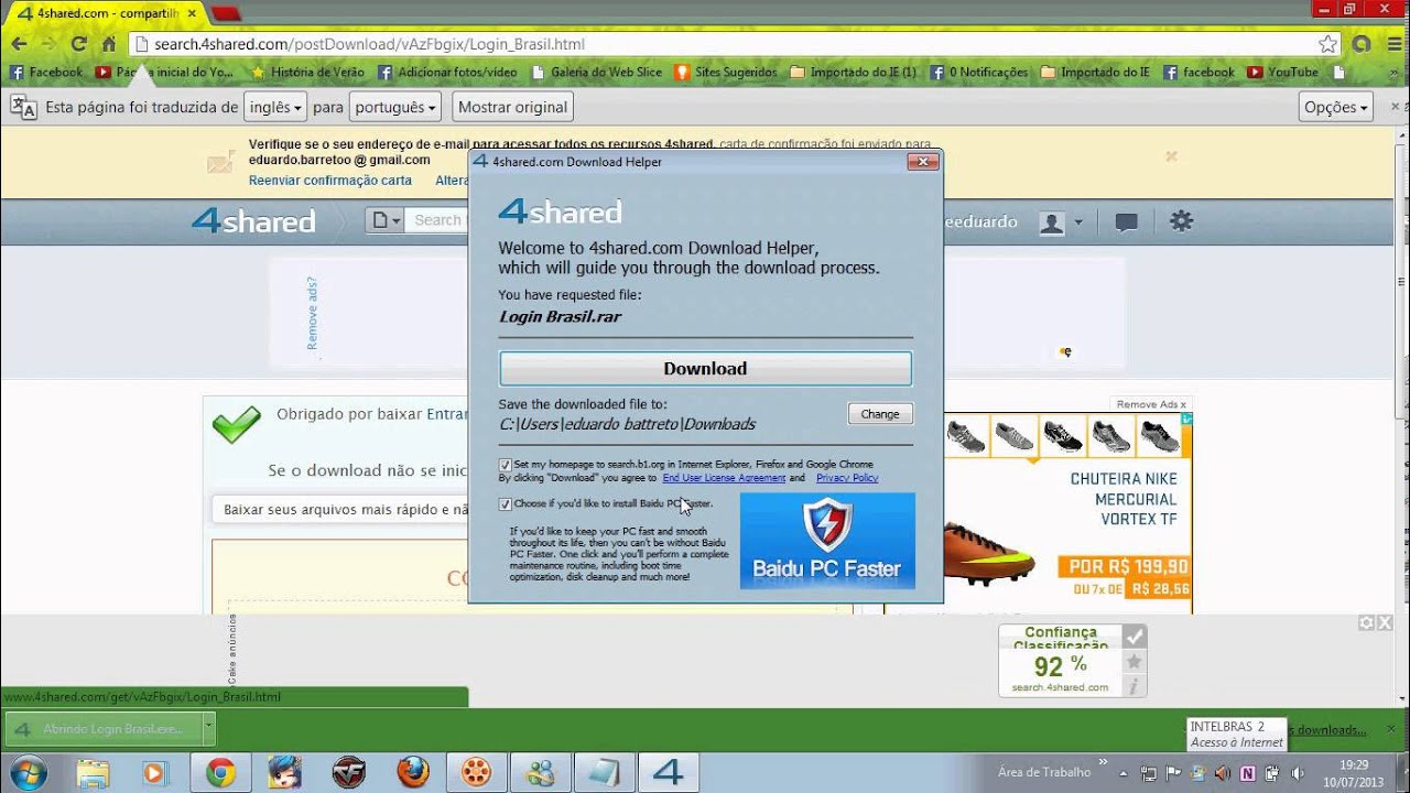 mudar tela de login crossfire al - YouTube
