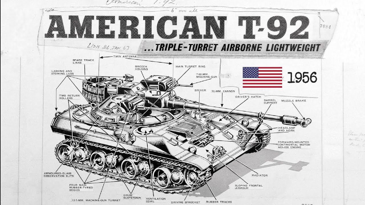 T92 | Triple Turret Airborne Lightweight - YouTube