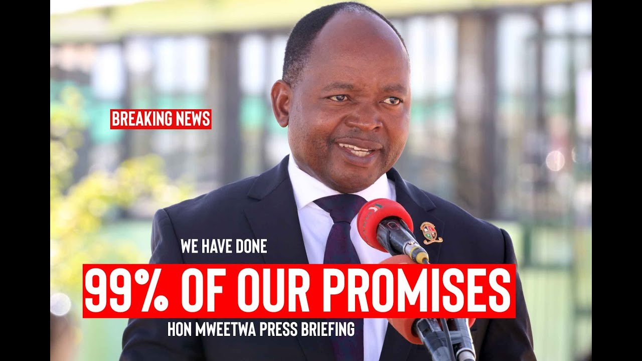 🚨Chief Government Spokes Person Hon Mweetwa Address The Media - YouTube