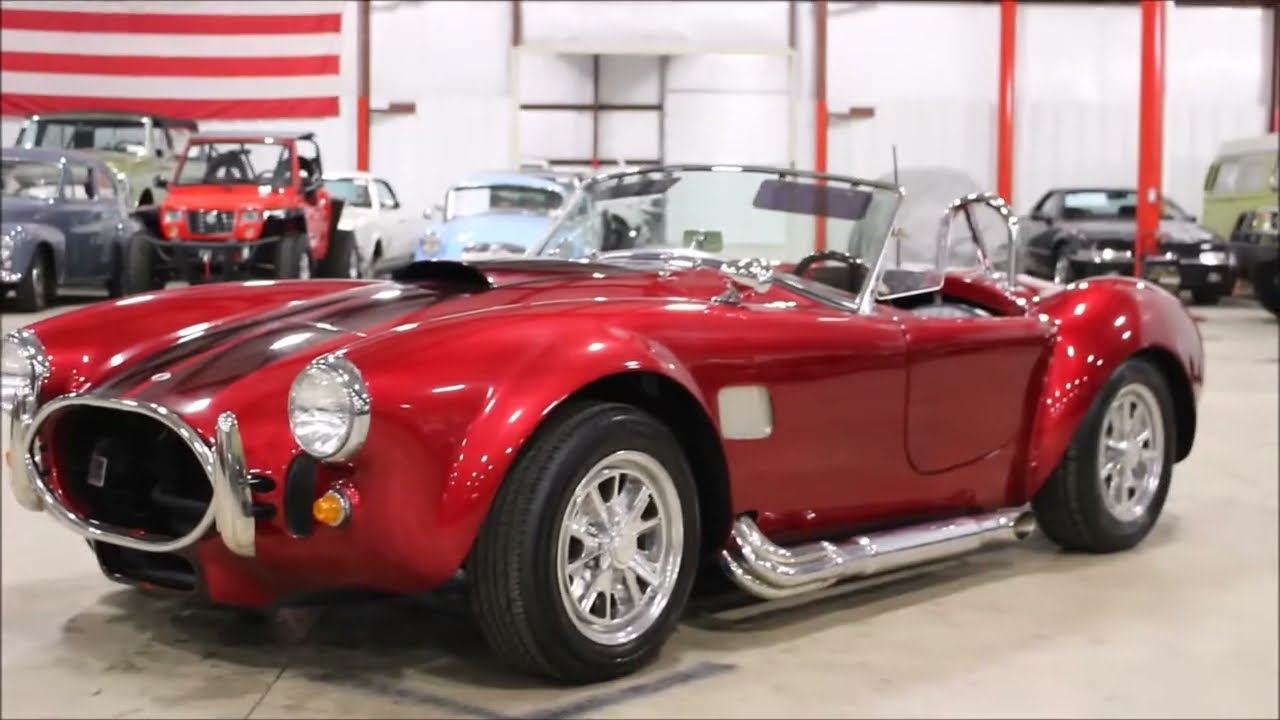 1966 Shelby Cobra Red - YouTube