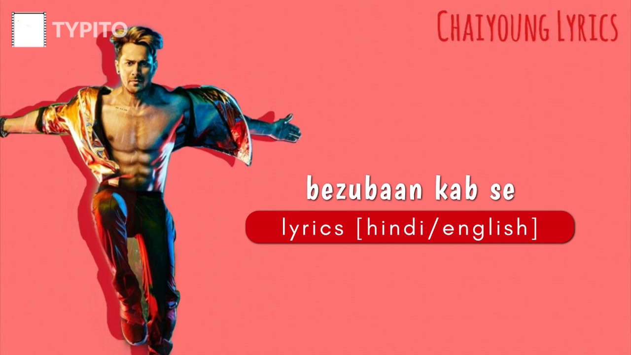Bezubaan Kab Se lyrics [hindi | english] - YouTube