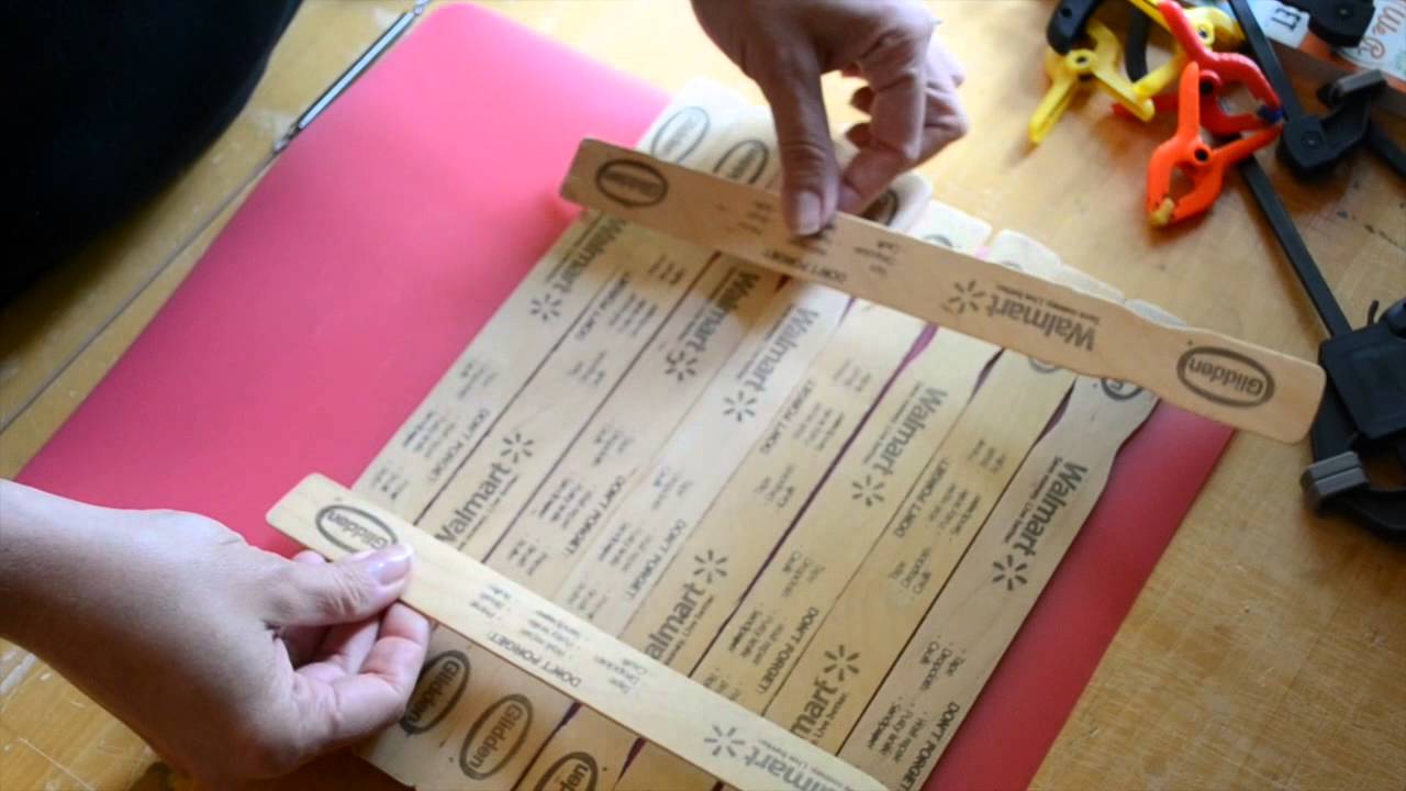 Sawdust is Man Glitter-sign tutorial - YouTube