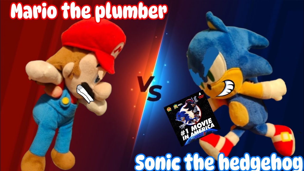 Mario the plumber vs Sonic the hedgehog : Tails creative vlogs - YouTube
