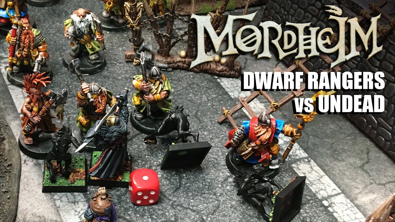 Mordheim Battle Report - Undead vs Dwarf Rangers - YouTube