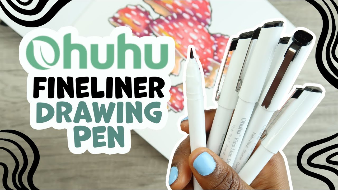 Testing The OHUHU FINELINER DRAWING PEN / First Impressions - YouTube