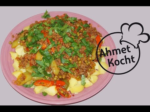 Rezept: Hackfleisch mit Kartoffeln | AhmetKocht | kochen | Folge 121
