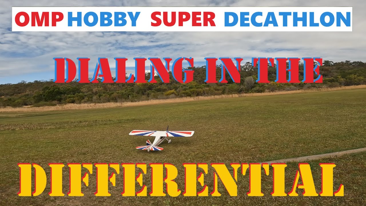 OMP Hobby Super Decathlon - Dialing In The Aileron Differential - YouTube