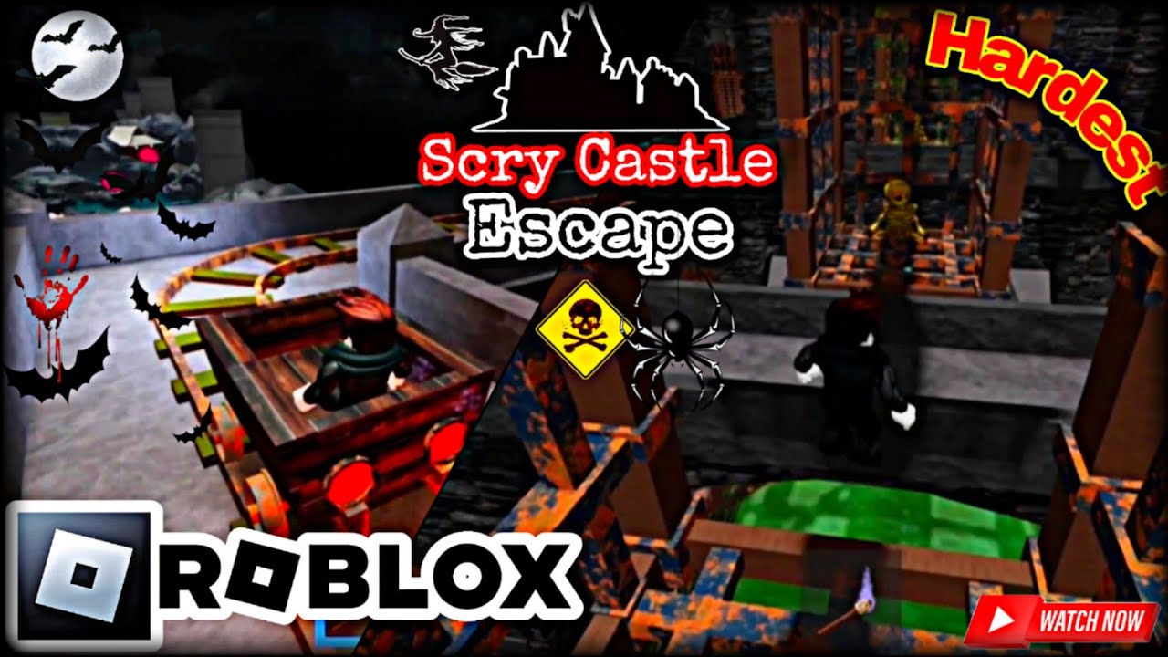 Escape Scary Castle in roblox | Minecraft Parkour #roblox #minecraft # ...