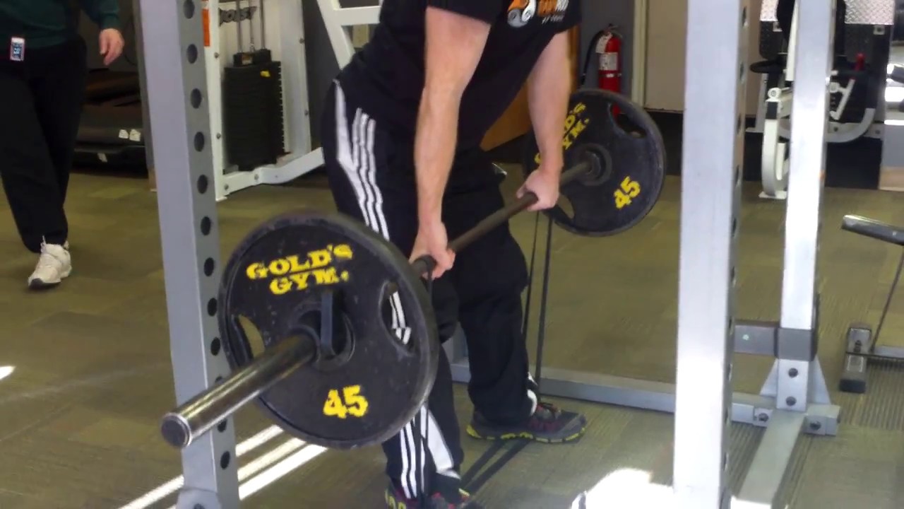 Resistance Band Deadlift - YouTube