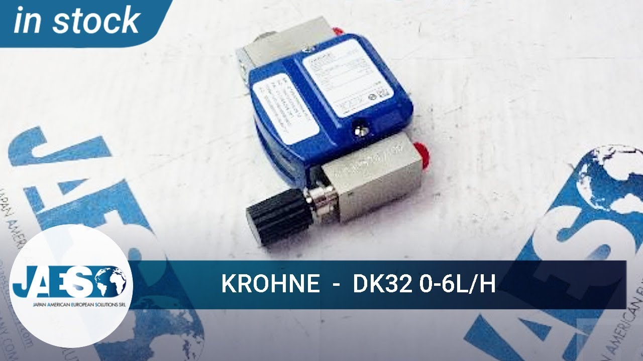 KROHNE DK32 0-6L/H (IN STOCK) Flow meter - Rotametro - YouTube