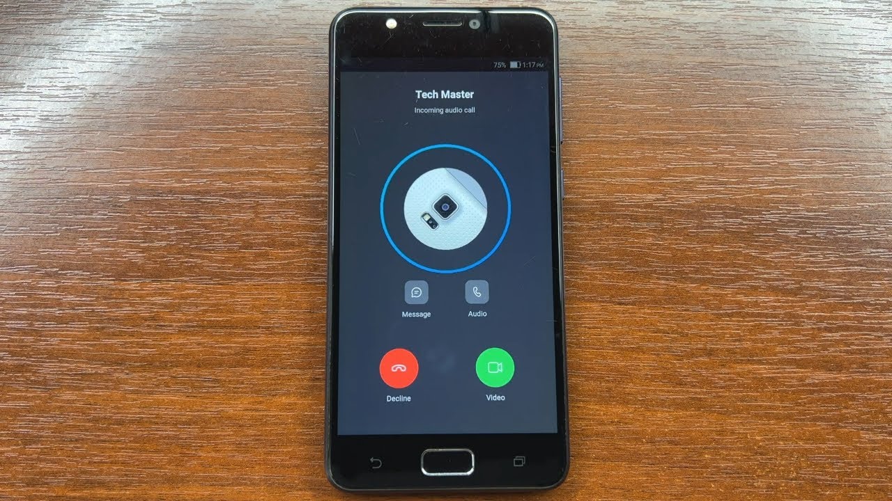 Asus Zenfone 4 Max Android 8 Skype Incoming Call Ringtone and Chat ...