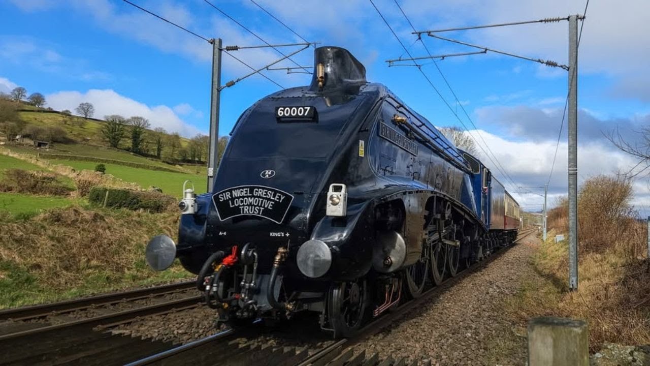A4 60007 'Sir Nigel Gresley' Engine Movement - Crewe to Grosmont 13/03/2025 - YouTube