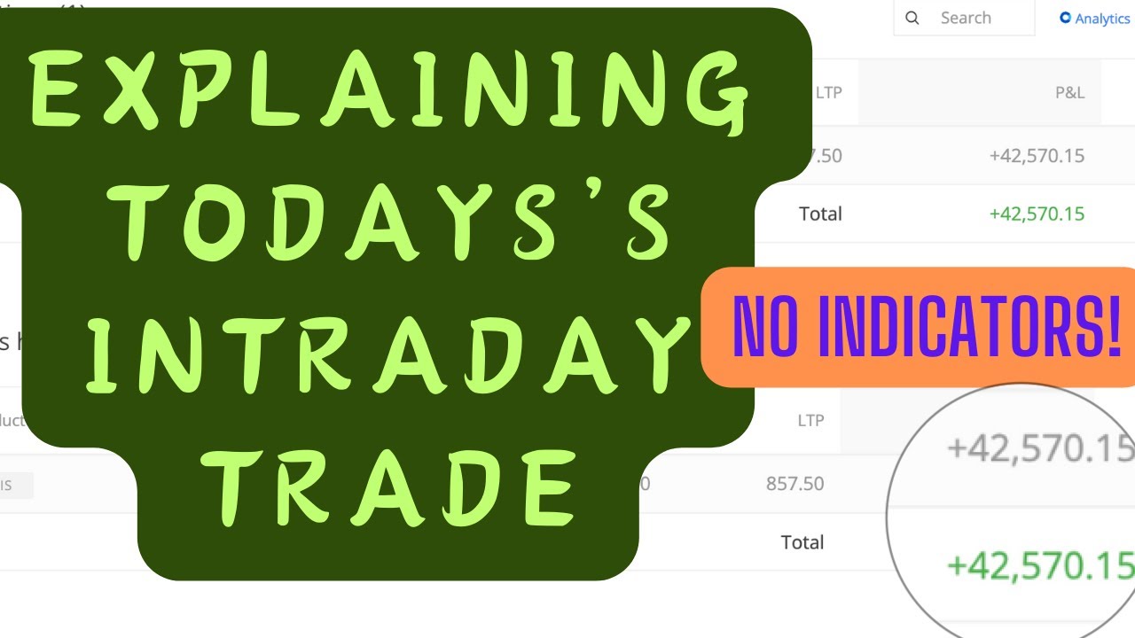 Live trading today: how i made 42,570Rs profit - YouTube