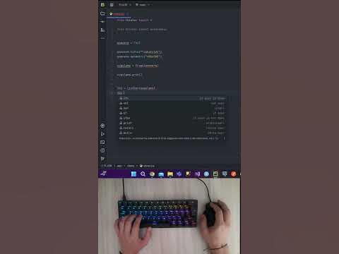 ASMR Programming - Tkinter Listbox with Python - No Talking #programming #asmr #python #shorts ...