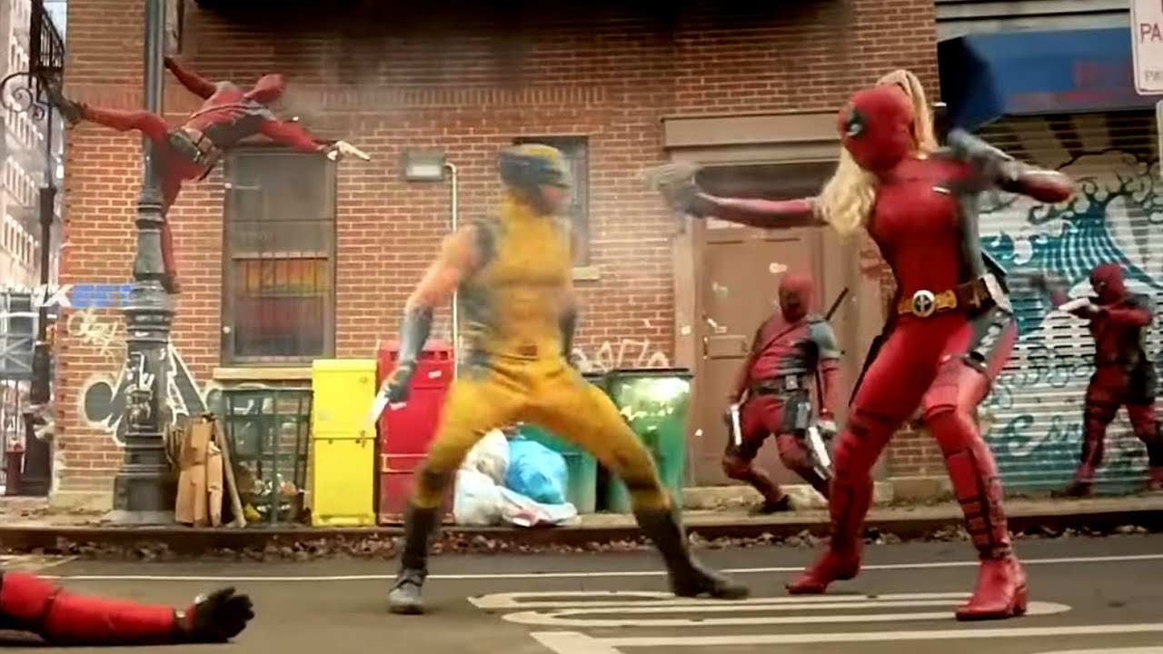 deadpool & wolverine vs variants deadpools - YouTube