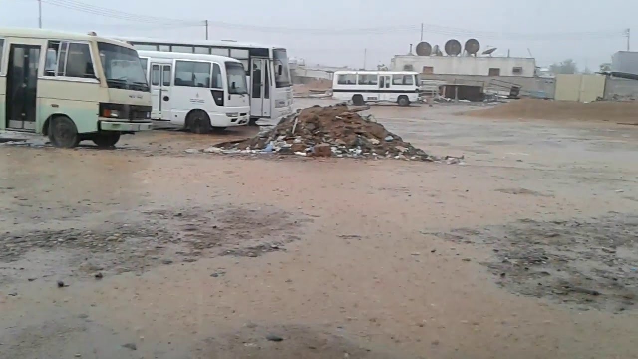 Rain In Yanbu, Saudi Arabia - YouTube