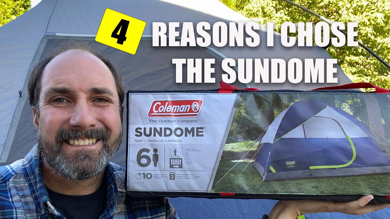 PERFECT Budget Bug Out Camping Tent for Your Family. COLEMAN SUNDOME 6 ...