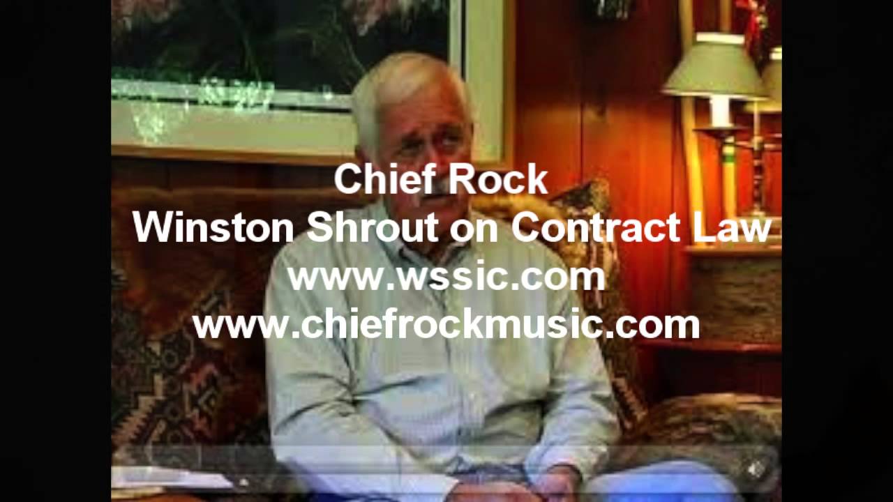 Chief Rock Winston Shrout on Contract Law - YouTube