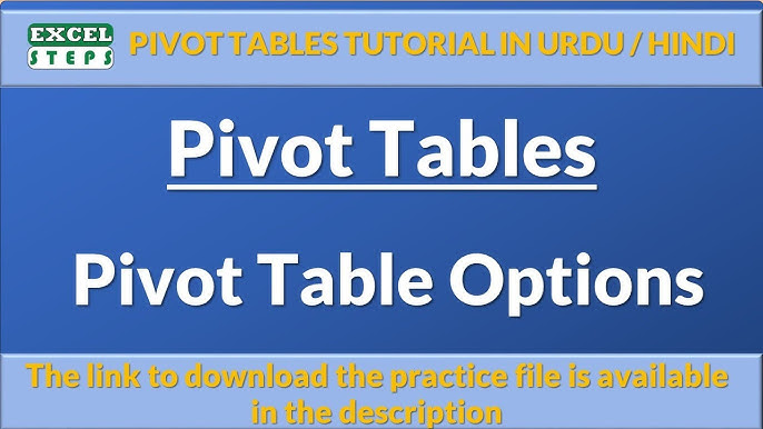 Ms Excel 2007 Pivot Table Tutorial In Hindi | Cabinets Matttroy