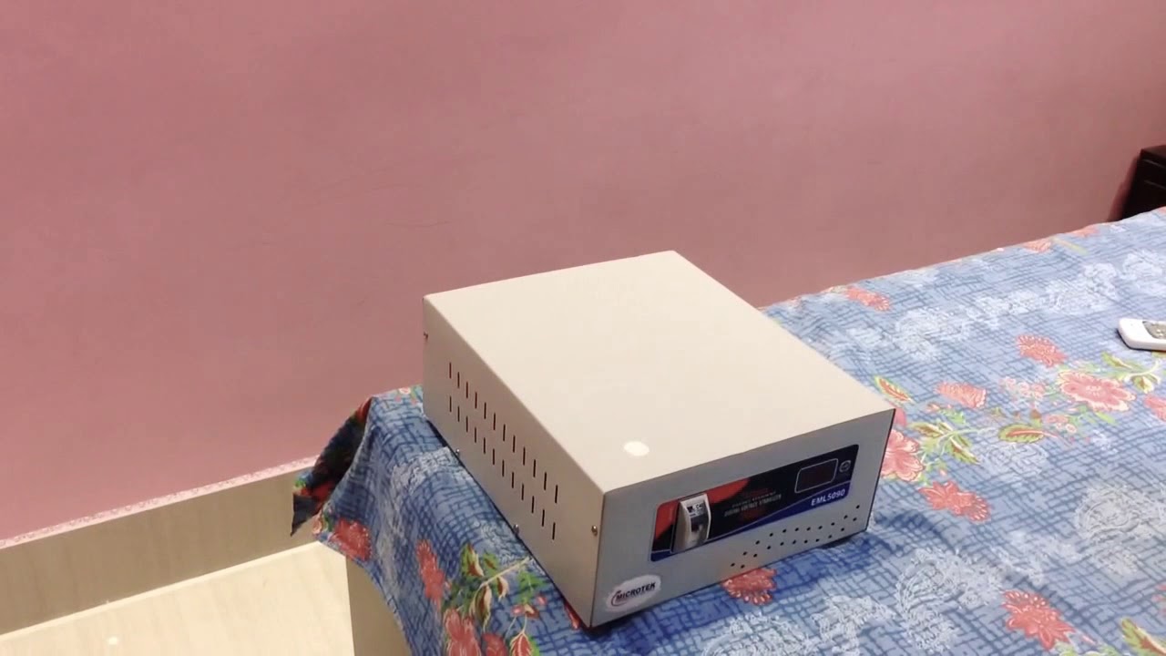 Unboxing Microtek EML-5090 Mainline Stabilizer - YouTube