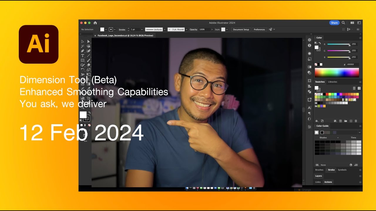 Adobe illustrator update (12 Feb 2024) - YouTube