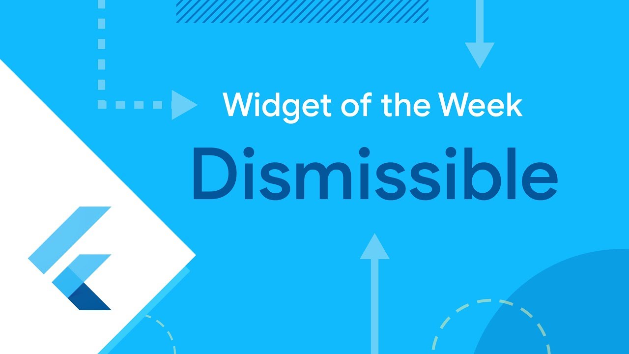 Dismissible Flutter Widget Of The Week Youtube