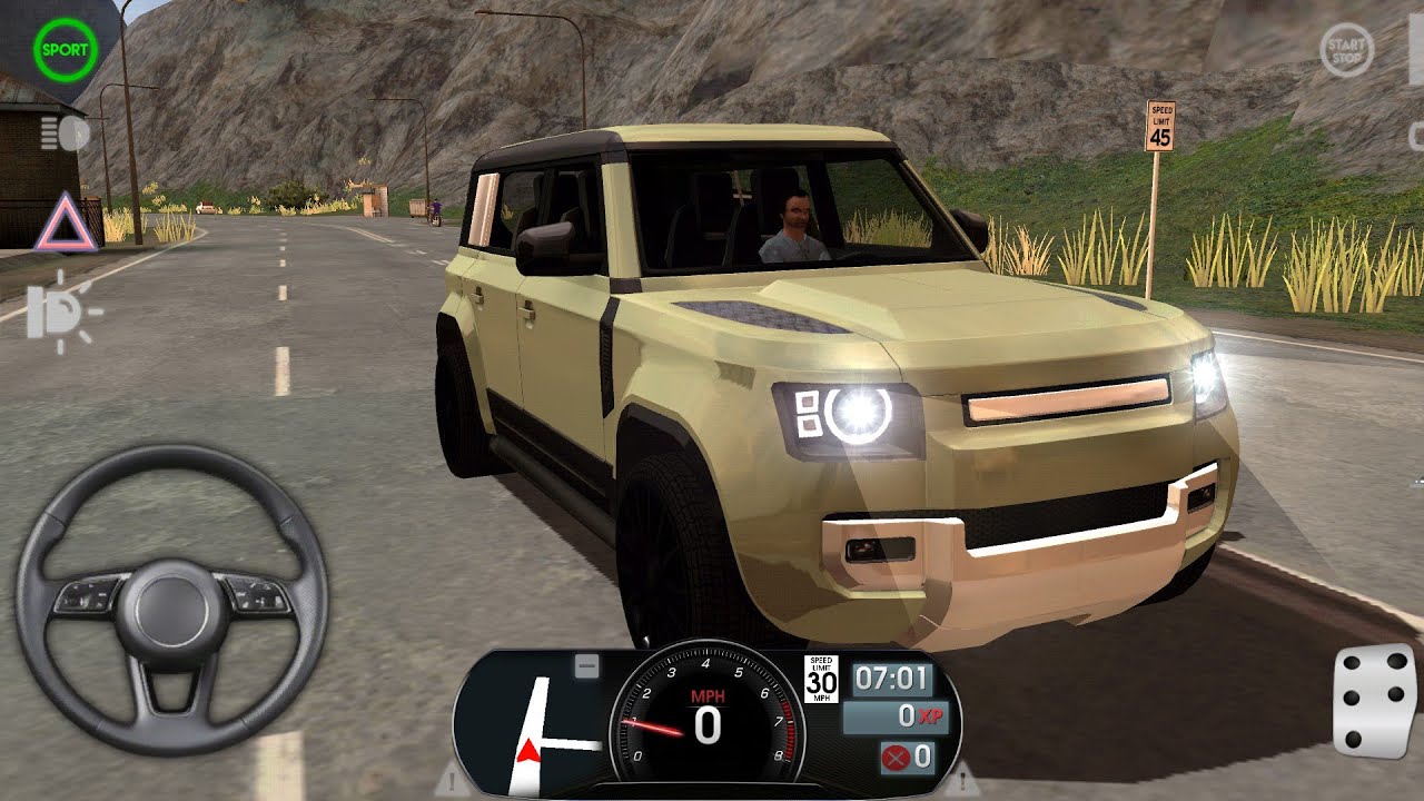 Driving School Sim - Land Rover Defender Offroading Test | Land Rover ...