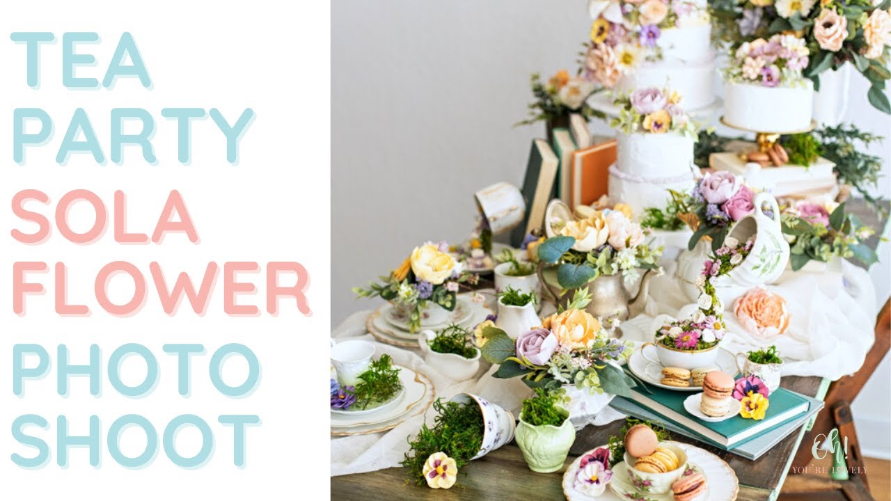 How to create a stylized photoshoot - Planning a tea party tablescape ...