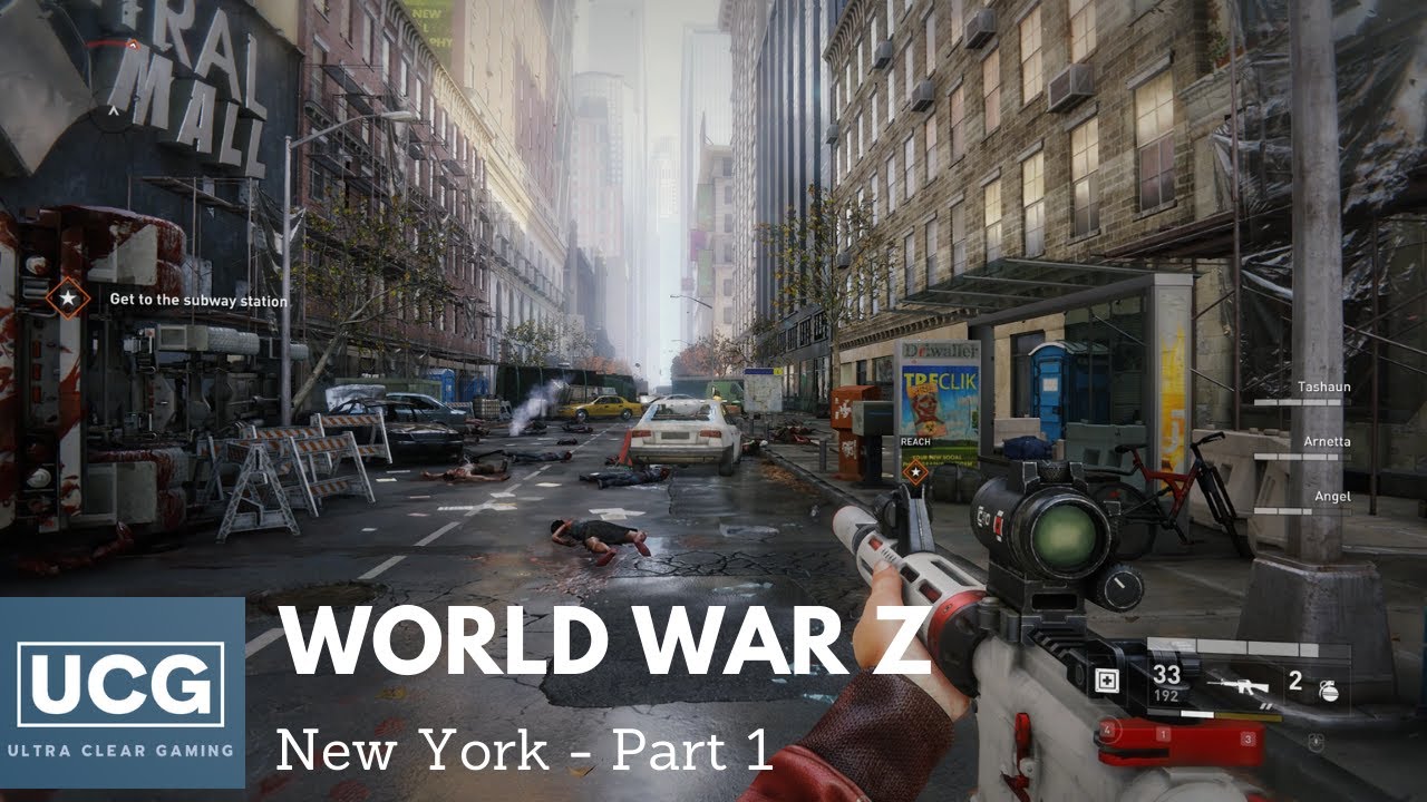 WWZ Gameplay HD - New York EP1 [1440p 60FPS] - YouTube