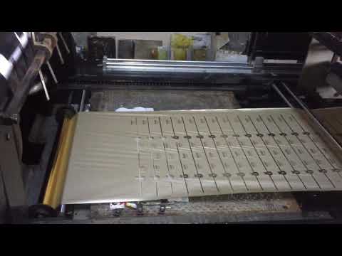 Kazanlı varak yaldız makinası heidelberg