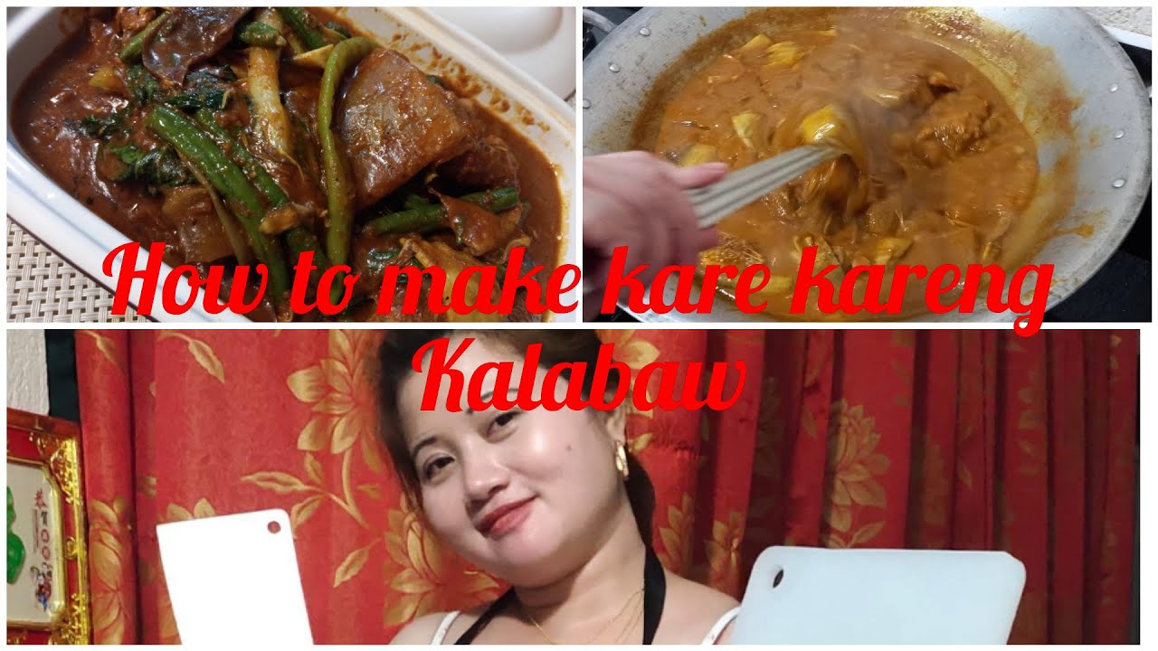 How to make kare kareng kalabaw - YouTube