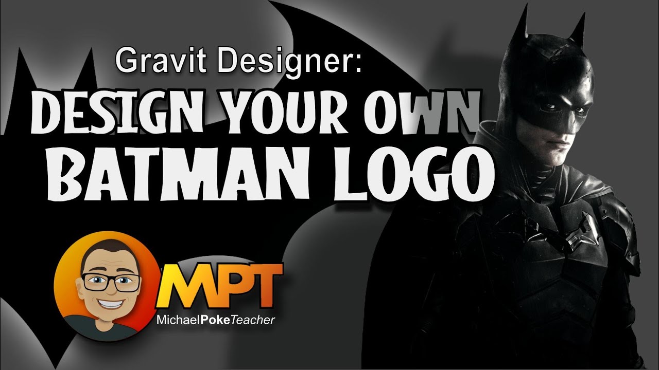 Design your own Batman logo (Gravit Designer) - YouTube