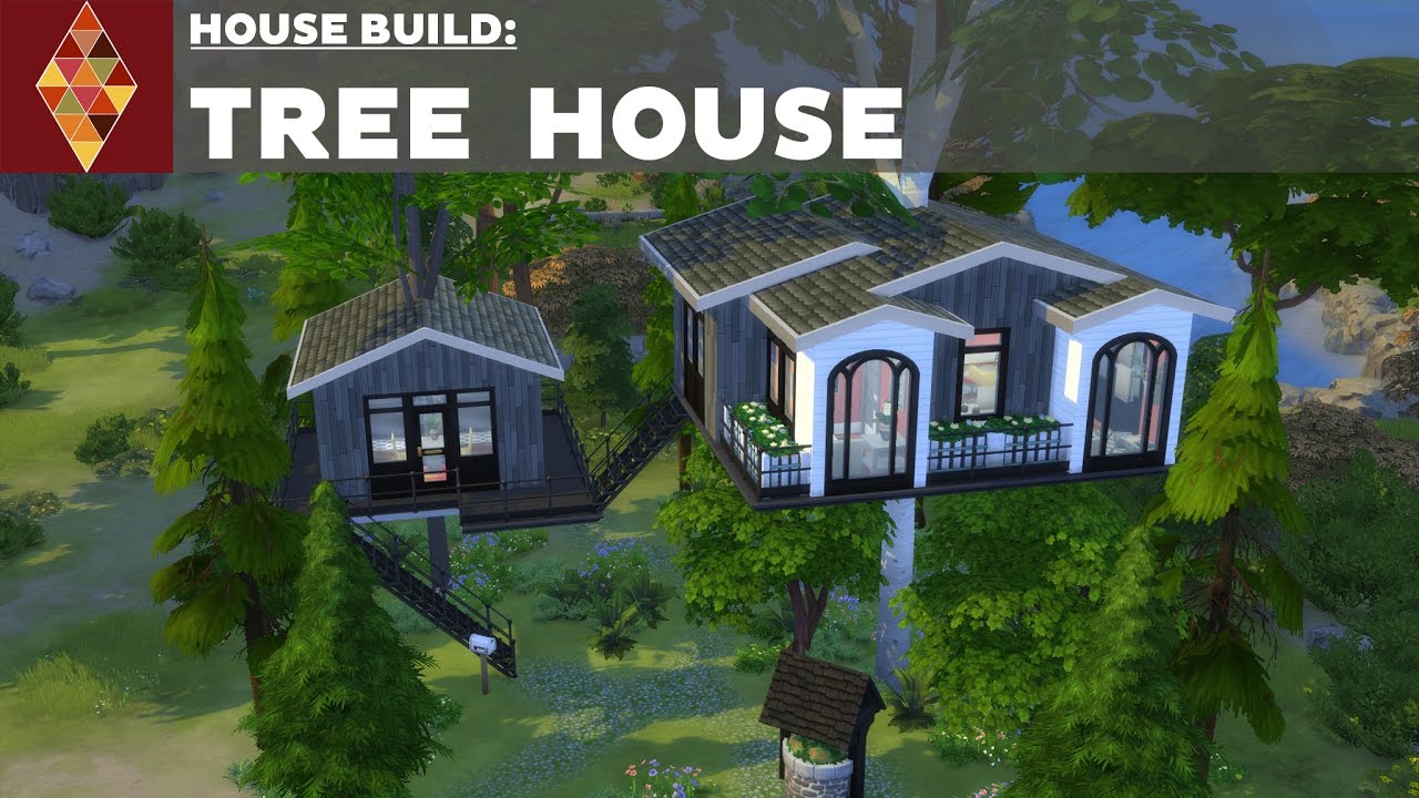 The Sims 4 - House Build - Tree House - YouTube