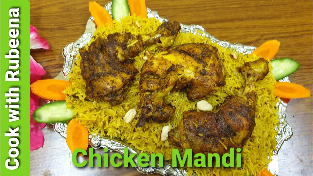 Arabian Chicken Mandi Recipe with Smokey Flavoured Rice | Femous ...