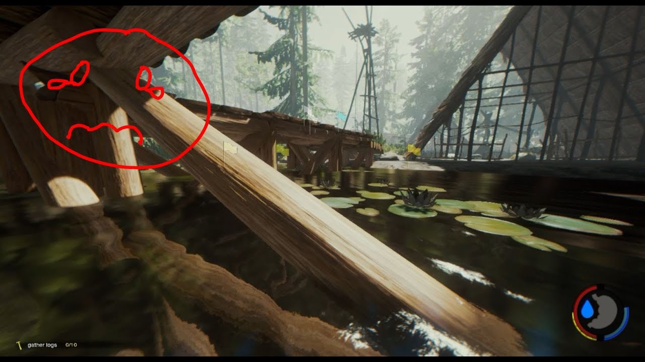 The Forest, stuck under floor. - YouTube