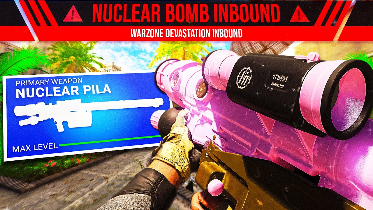NUKE WITH EVERY GUN IN WARZONE!! (PILA) - YouTube