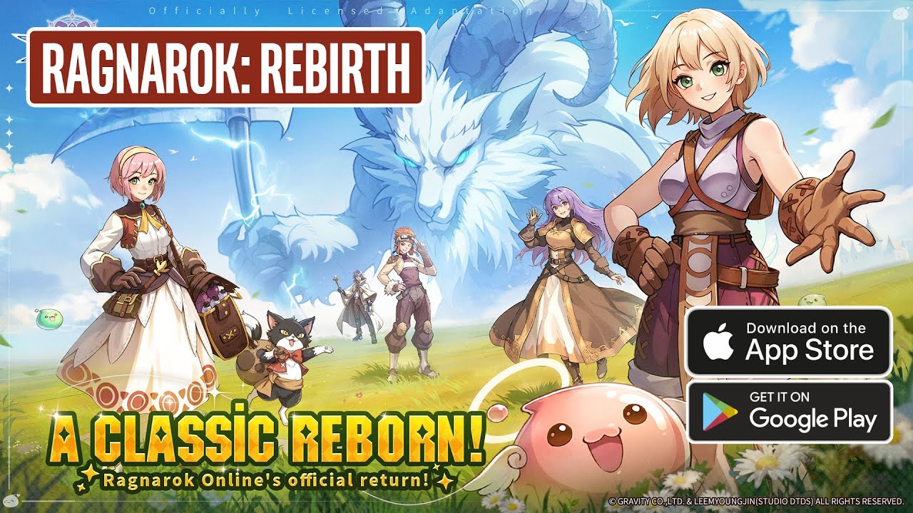 Ragnarok: Rebirth Gameplay - Mobile MMORPG, Official Launch - YouTube