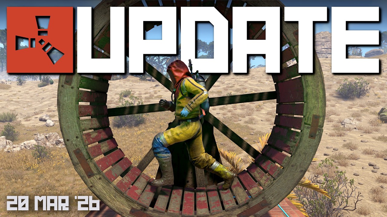 Hamster wheel, Robot dog, Tin can alarm V2 | Rust Update 20th March ...