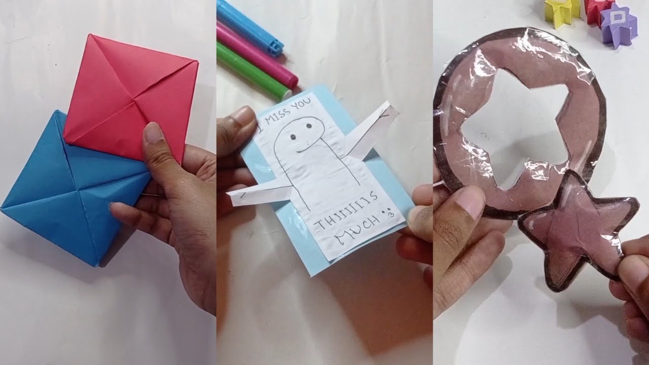 PAPER EASY TOY | How to make diy cute toy | mini cute toy | diy cute ...