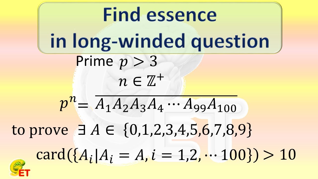Find the essence in a long-winded question. 【FunMath, 8th grade – 49 ...