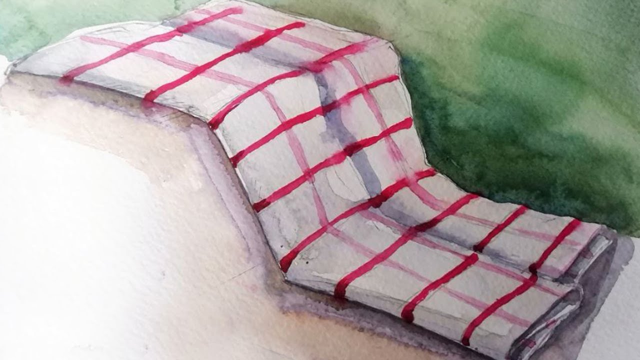 How to Paint Drapery in Watercolor | Simple Watercolor Demo ...