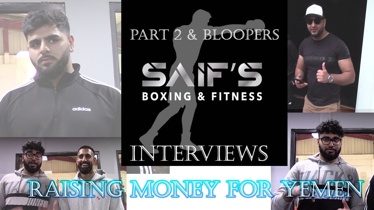 SAIF BOXING FITNESS | PART 2 | BLOOPERS AND RETAKES - YouTube