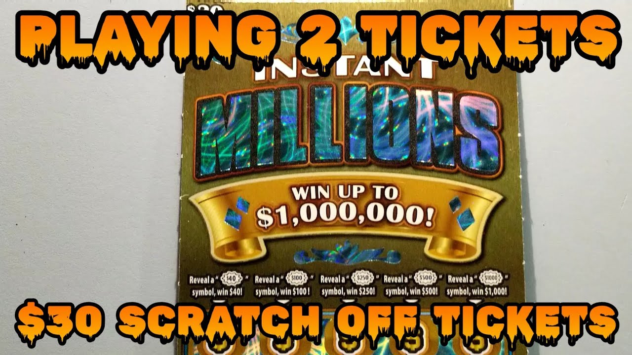 INSTANT MILLIONS !! PLAYING 2 !! $30 MAINE scratch off tickets - YouTube