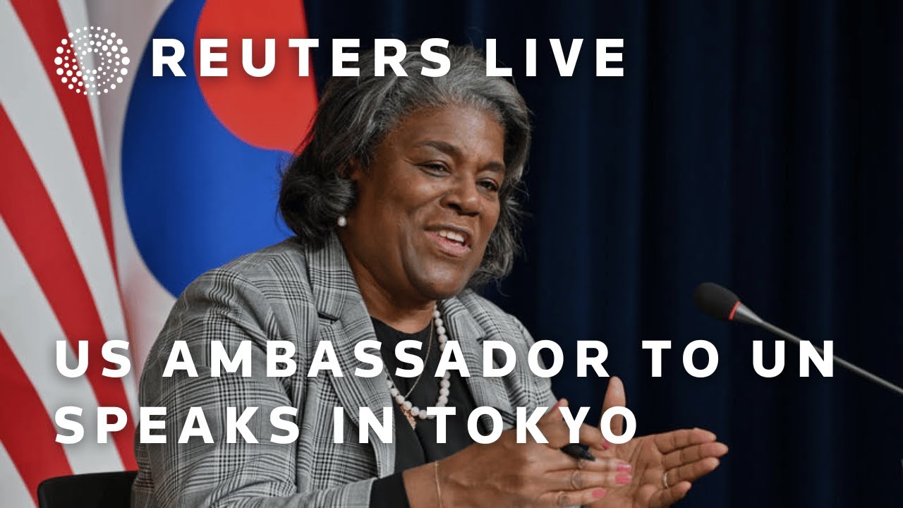 LIVE: US ambassador to UN speaks in Tokyo | REUTERS - YouTube
