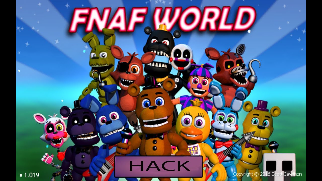 Hack para Five Nights at Freddy's World COMO OBTENER TODOS LOS ...