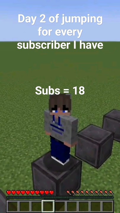 Jumping every day E2 #minecraft #gaming #bozogen #subscribe - YouTube